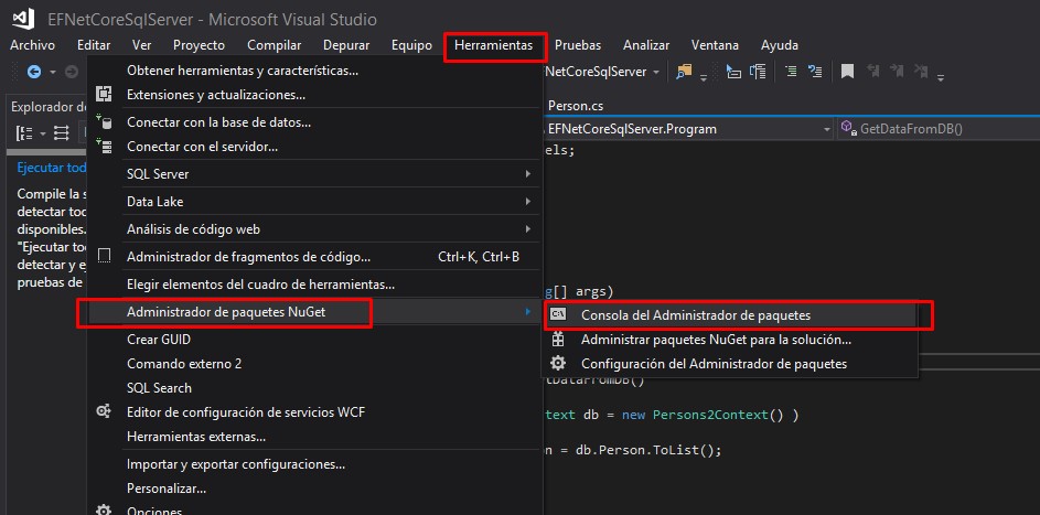 Connecting To Database Using Net Core Sql Server And Scaffolding 8383
